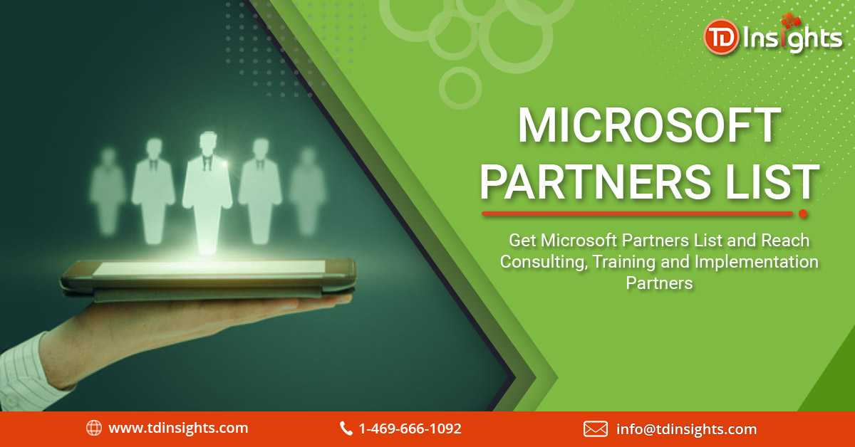 Microsoft Partners List | List of 56,214+ Contacts